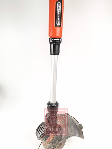 SEE NOTES BLACK+DECKER LST201 Black Orange 20V MAX String Trimmer Kit ...