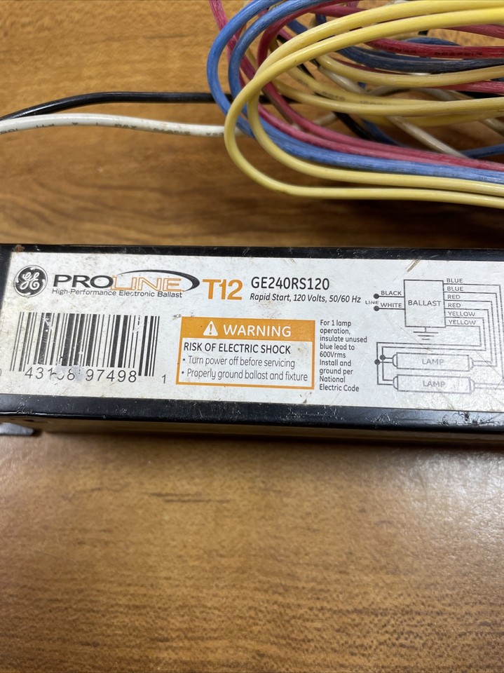 GE proline T12 GE240RS120 DIY Ballast | eBay