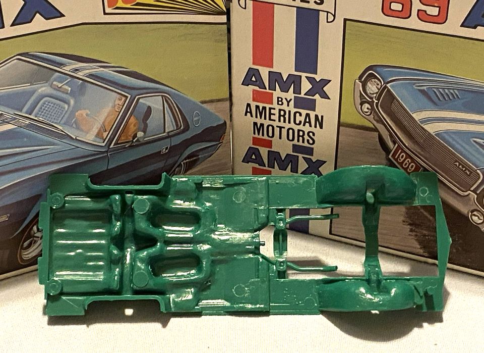 JoHan 1969 AMC AMX "USA OLDIES" #C-4369 NOS MOLDED GREEN ORIGINAL ...