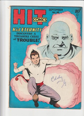 HIT COMICS 48 GOLDEN AGE QUALITY COMIC KID ETERNITY, 1947 | eBay