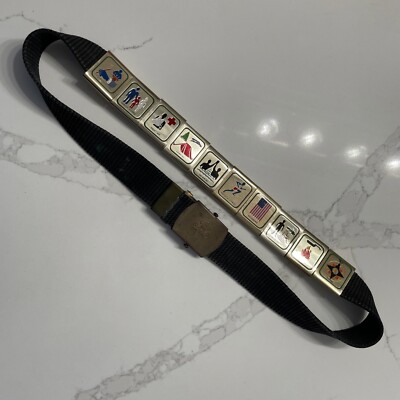Boy Scouts BSA Cub Scout Belt 10 Skill Badges Adventure Loop Slides ...