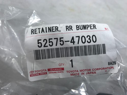 Toyota OEM 2012-2017 Prius V Rear Bumper Retainer Right Passenger 52575 ...