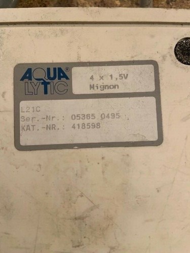 Aqualytic L21C 418598 Digimeter Aqua Lytic | eBay