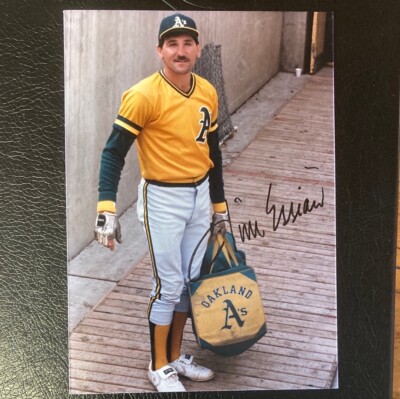 Autographed MLB Oakland Athletics Jim Essian-C Personal Picture 1985 ...