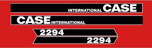 CASE IH Tractor 2094 2096 2294 2394,2594 or 3294 Hood & Fender Decal ...