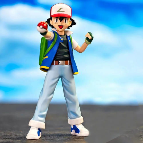 Ash Ketchum Figure Pokemon Action Figure Figurine Collectible Statue | eBay