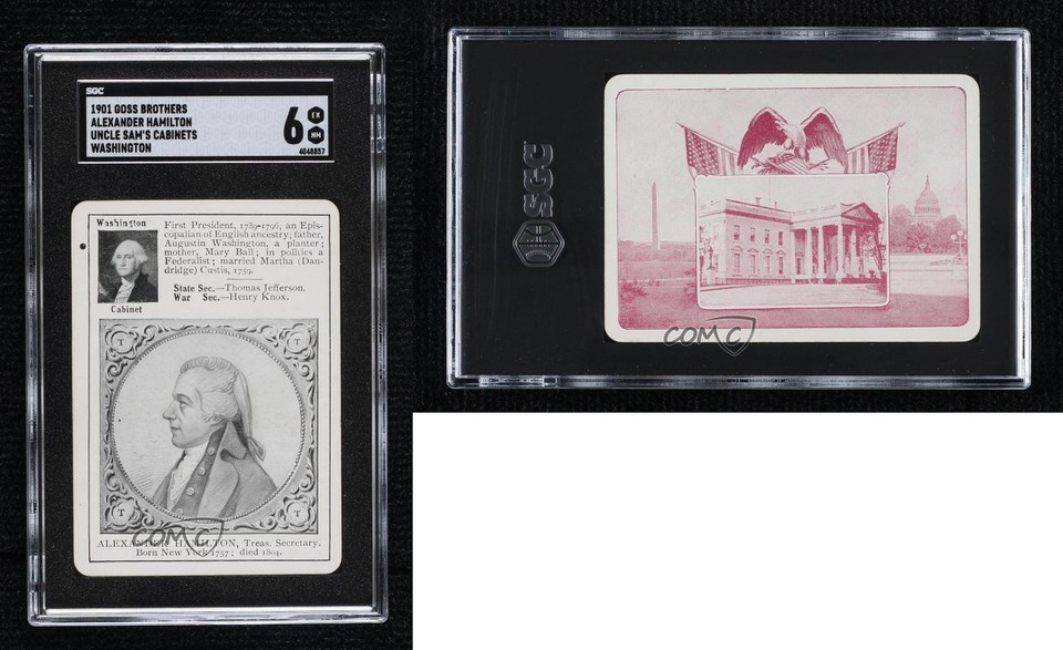 1901 Goss Brothers Uncle Sam's Cabinet Alexander Hamilton (Washington ...