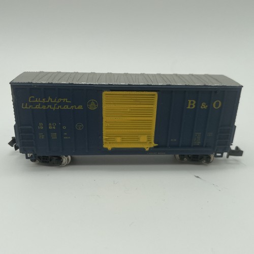 N Scale B & O Railroad Cushion Underframe 50’ Box Car • 1:160 ...