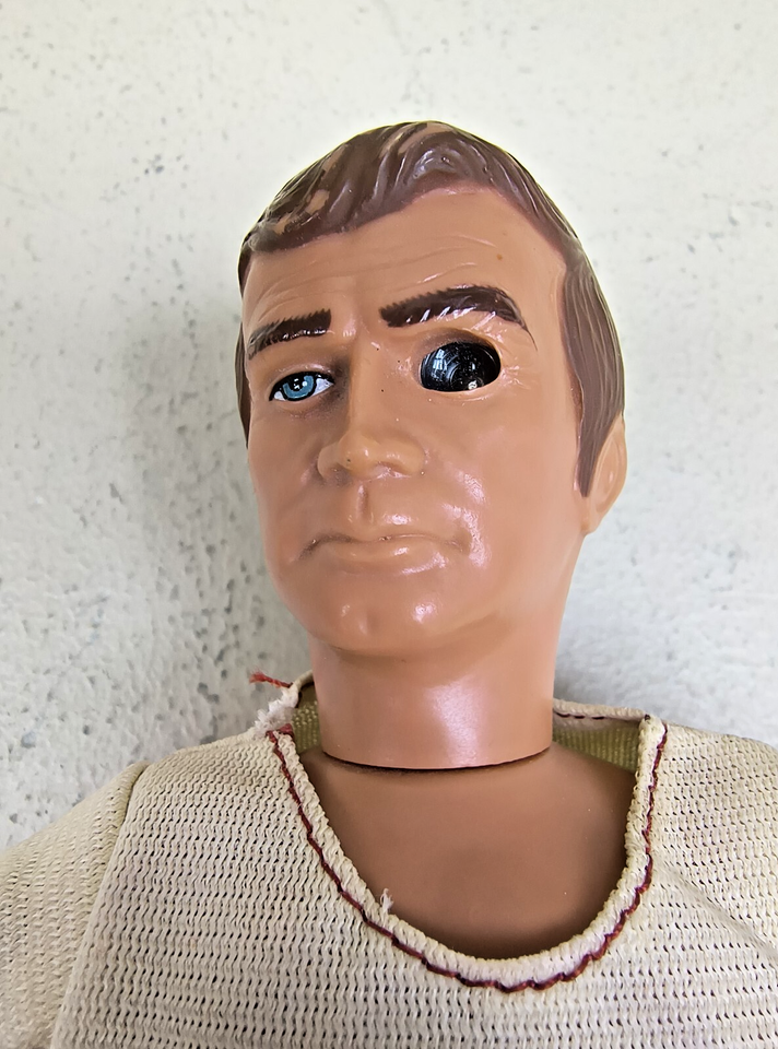 Steve Austin Six Million Dollar Man Bionic Man 1975 13" Vintage Action ...