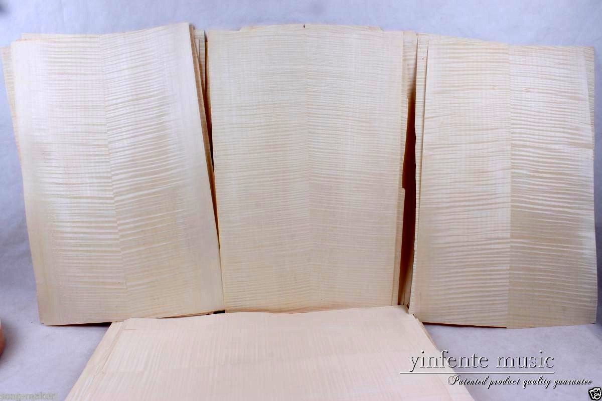 3pcs Veneers guitar body Veneered Cap flame maple Wood Guitar Wood DIY ...