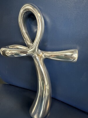 nambe Holiday Collection Standing Cross | 9-Inch | Made of Metal Alloy ...