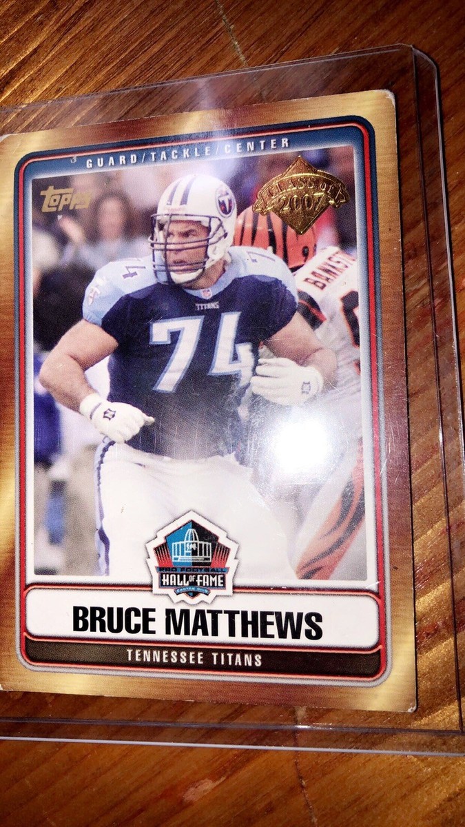 Bruce Matthews Hall Of Fame