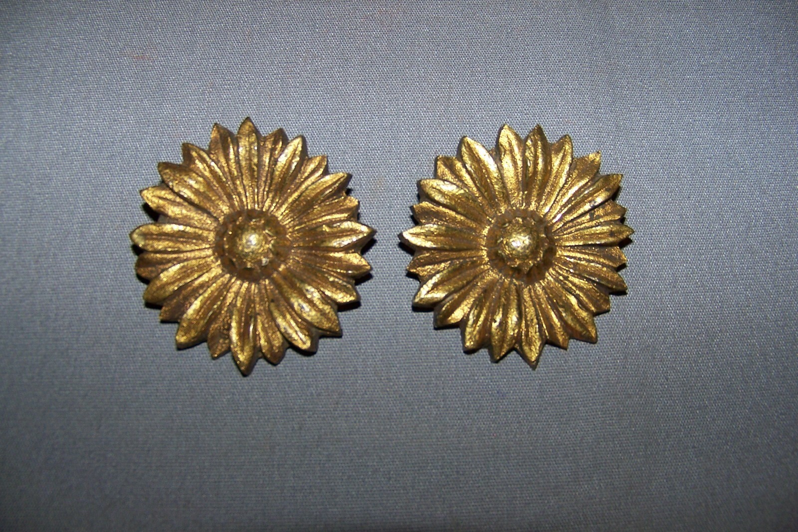 Two, Small, Cast Brass, Decorative Disks, Of Some Sort - SEE INFO | eBay