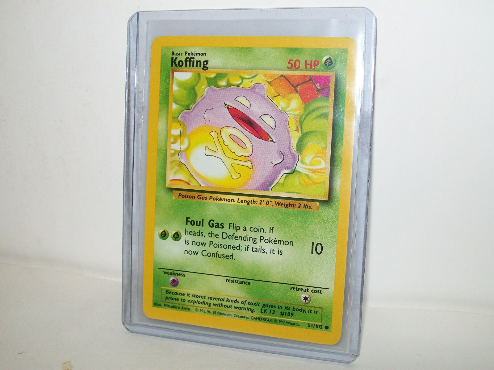 Base Set Koffing Pokemon Card # 51/102 Mint New | eBay