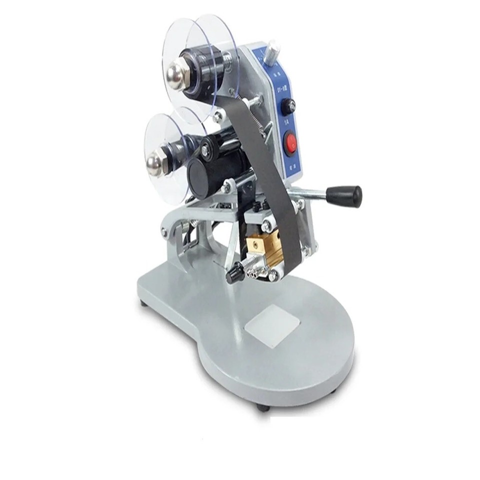 DY-8 Color Ribbon Hot Printing Machine Direct Thermal Foil Manual Stamp ...