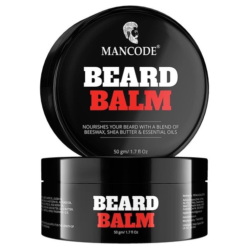 Mancode Beard Balm For Men Softens Mooch & Beard Long Lasting ...