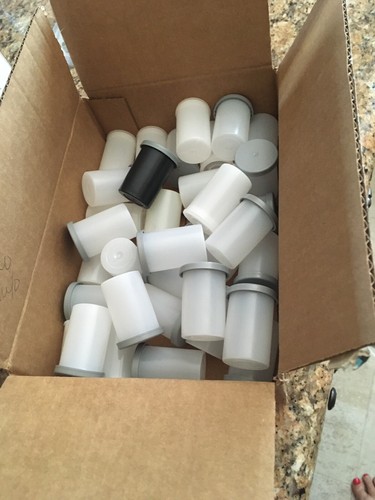 25 pcs with lids-Empty 35mm Film Storage Containers canisters— mixed ...