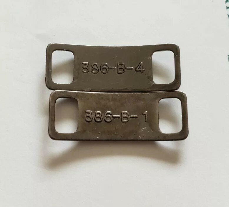 AUTHENTIC OEM Nike AF1 Replacement Lace Tags Shoe Badge Black Air Force ...