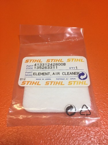 STIHL AIR FILTER 4133-124-2800 FS72 FS74 FS76 BG72 FC72 HS72 HS74 HS76 ...
