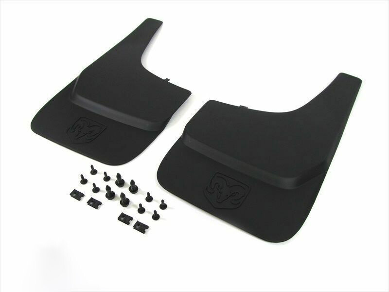 Dodge Ram Nitro Dakota Durango Splash Guards Mud Flaps FLAT Genuine ...