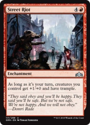 Street Riot Light Play, English Magic the Gathering MTG Guilds of ...