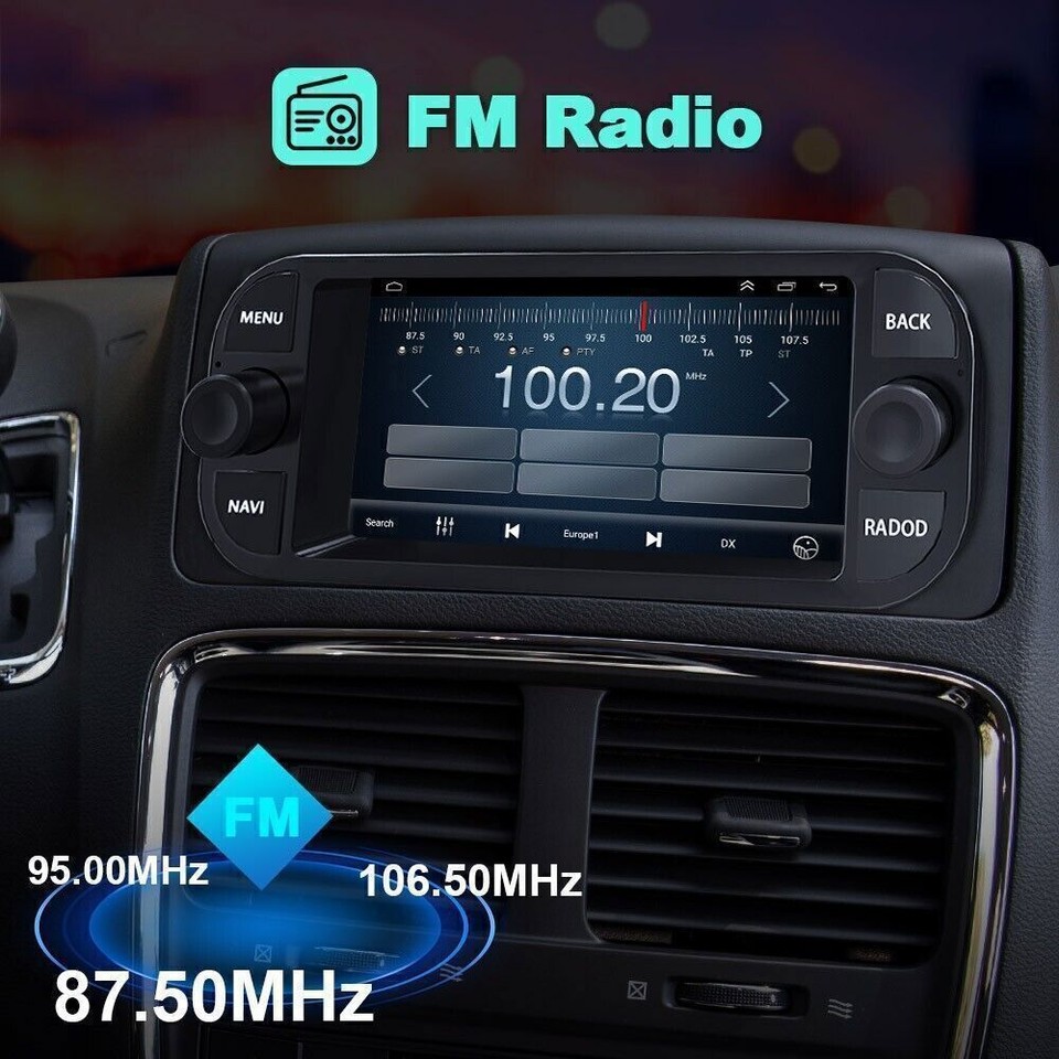 For 2003 2004 2005 Jeep Wrangler TJ Android 13 GPS WIFI CAR Stereo ...