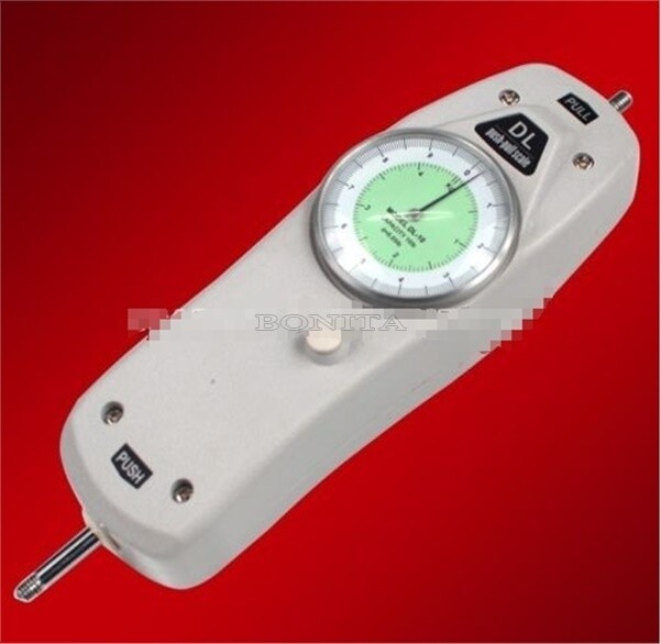 New Dl 110Ibs Dial Mechanical Push Pull Gauge Analog Force Gauge Meter ...