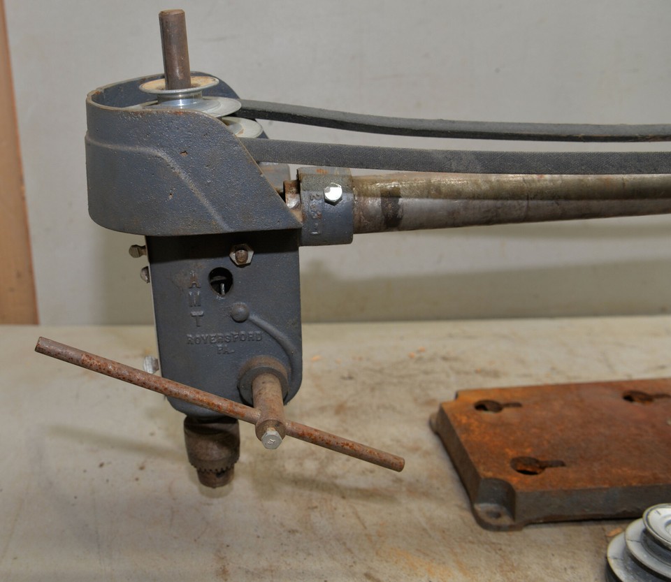 AMT Radial arm drill press 16" depth knife maker woodworking precision ...