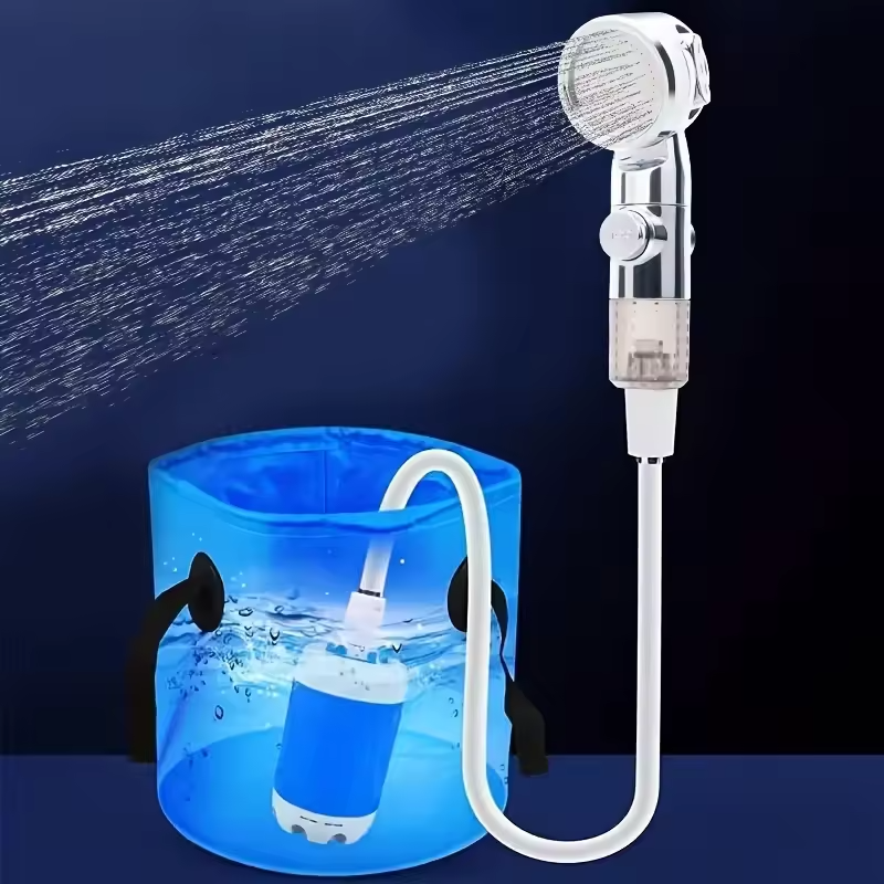 Portable USB Rechargeable shower head, Multi-Purpose Watering System ...