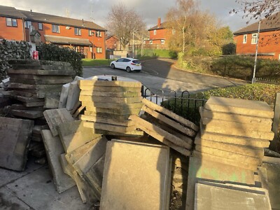 Concrete Garden Paving Flags 2x2 | eBay