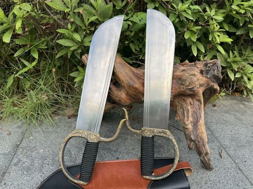 Butterfly Swords Wing Chun Kung Fu Twin Double Dao Broadsword Sharp ...