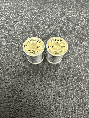 Danville’s 70 Denier Flymaster 6/0 Waxed Thread x 2 | eBay