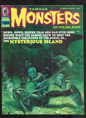 FAMOUS MONSTERS #68 FAIR (MYSTERIOUS ISLAND) WARREN | eBay