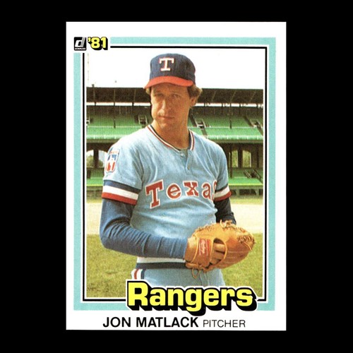Jon Matlack 1981 Donruss Texas Rangers #266 NM+ Vintage! | eBay