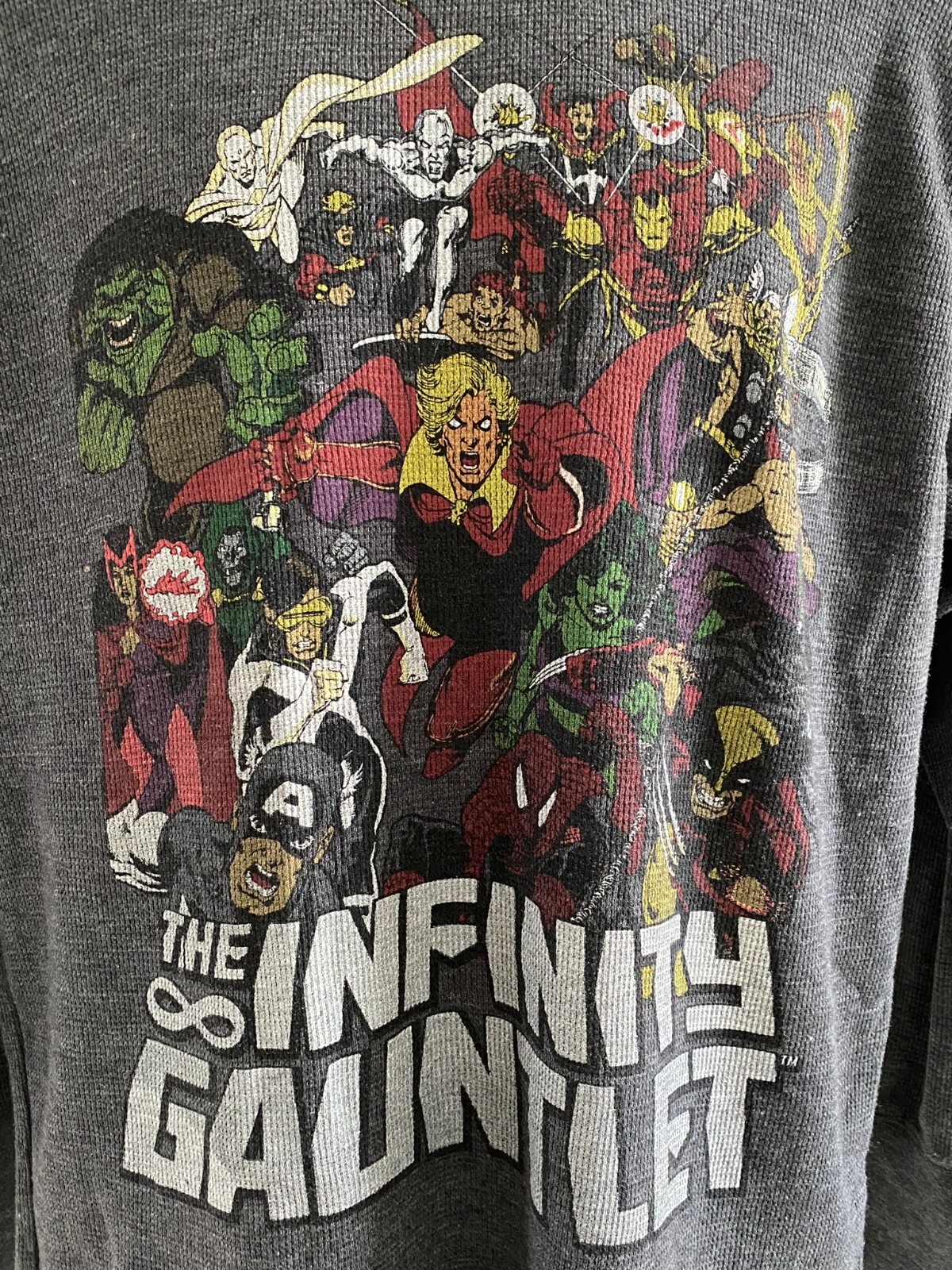 Vintage Mad Engine Marvel The Infinity Gauntlet Men's… - Gem
