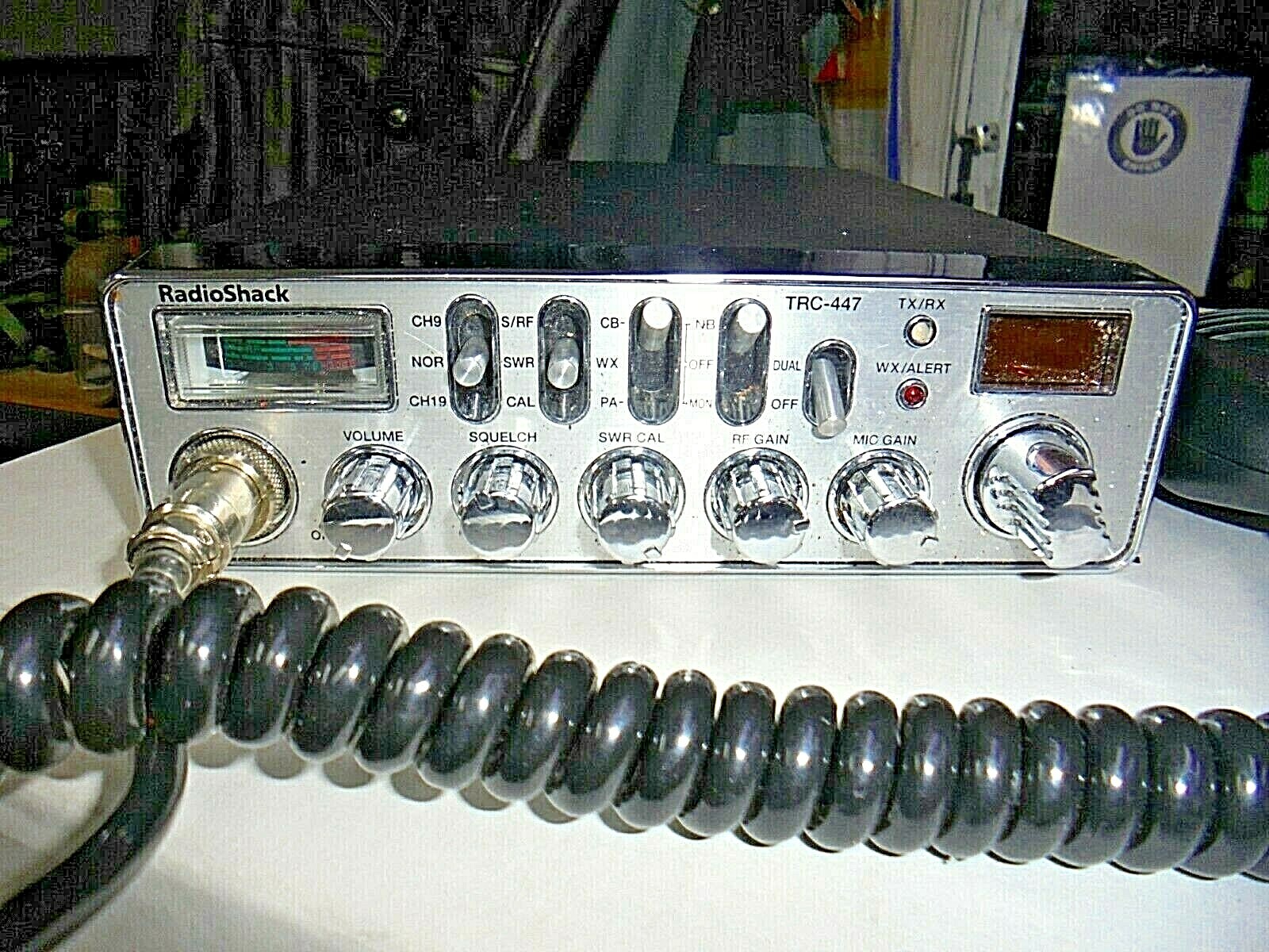 RADIO SHACK CB RADIO TRANSEIVER (MODEL: TRC-447, SERIAL#64003429) | eBay