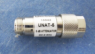 Mini-Circuits UNAT-5 5dB Attenuator 50 Ohm DC to 1500 MHz | eBay
