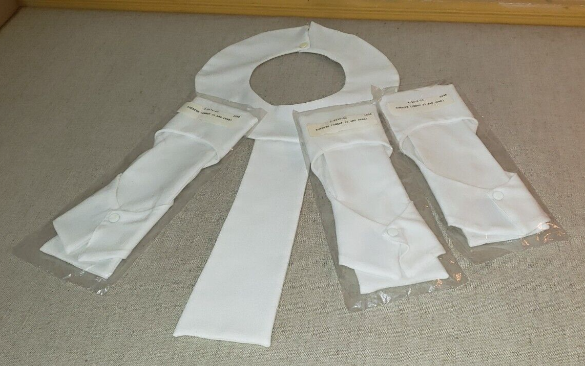 LOT OF 4 YOUTH CHOIR YOKETTES COLLARS WHITE CHEST SIZE 33 & OVER C M ...