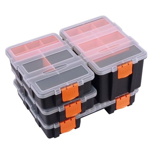 MP009 Hardware & Parts Organizers Versatile and Durable Storage Toolbox, 4PCS... 795274801780| eBay