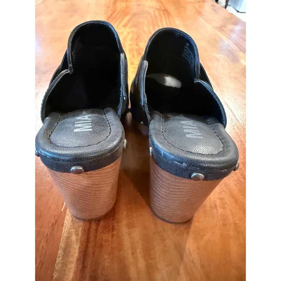 MIA Women's Black Braided Clogs Size 6 | eBay
