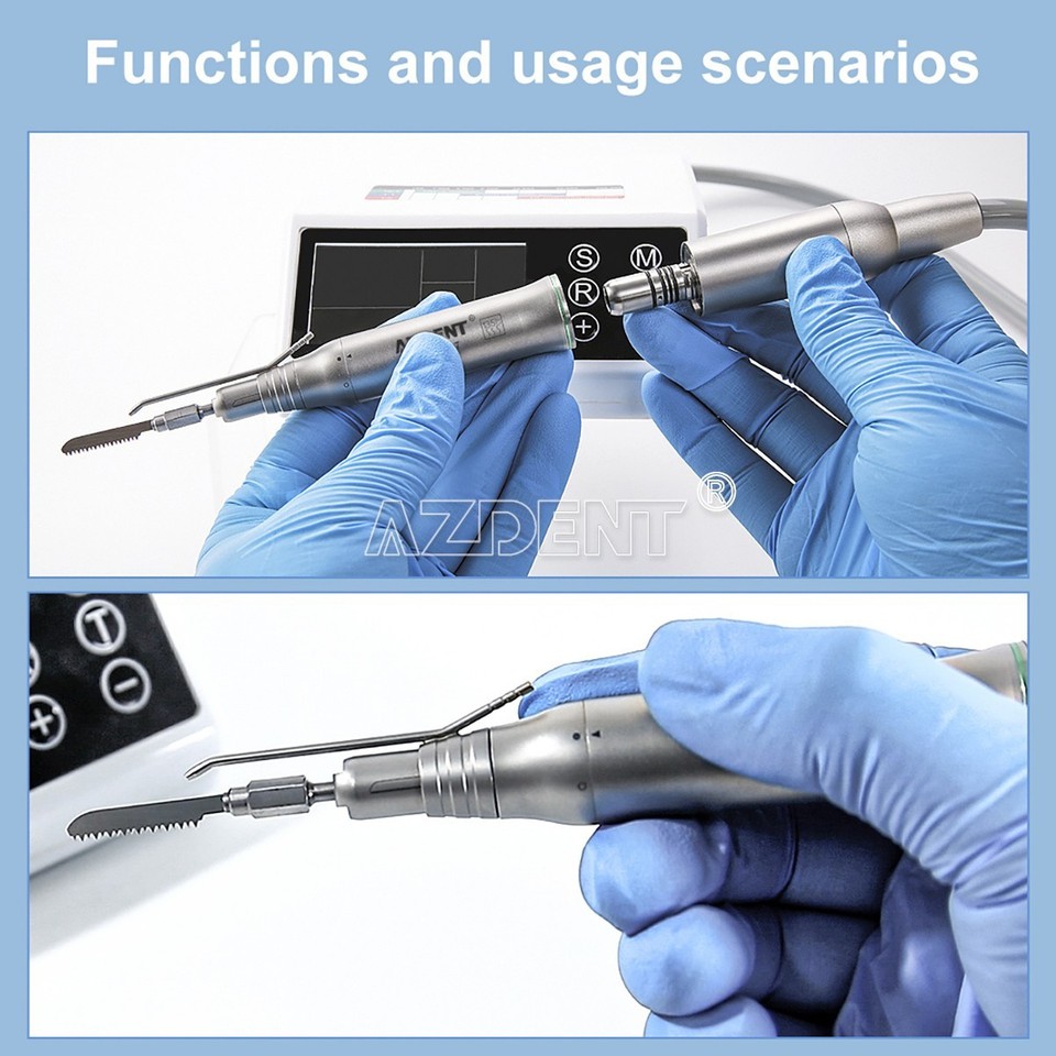 AZDENT Dental Micro Saw Surgical Handpiece Reciprocating Bone Cutting ...