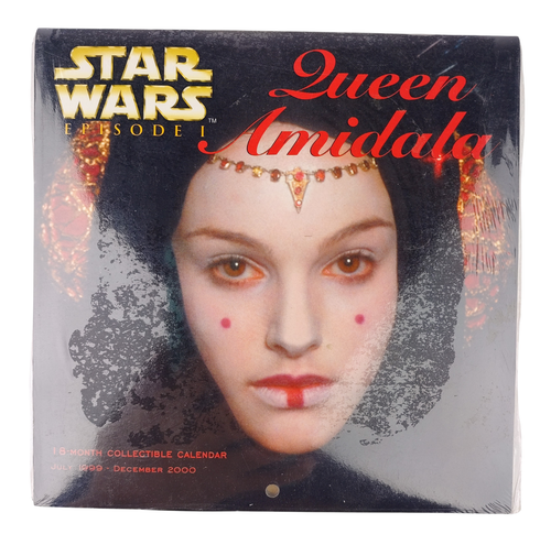 Star Wars Episode 1 Queen Amidala 18 Month Calendar Jul 1999 Dec 2000 ...