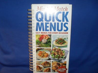 MIX ‘N’ MATCH QUICK MENUS RACHEL BICKMORE - EASY MENUS FOR EVERY ...