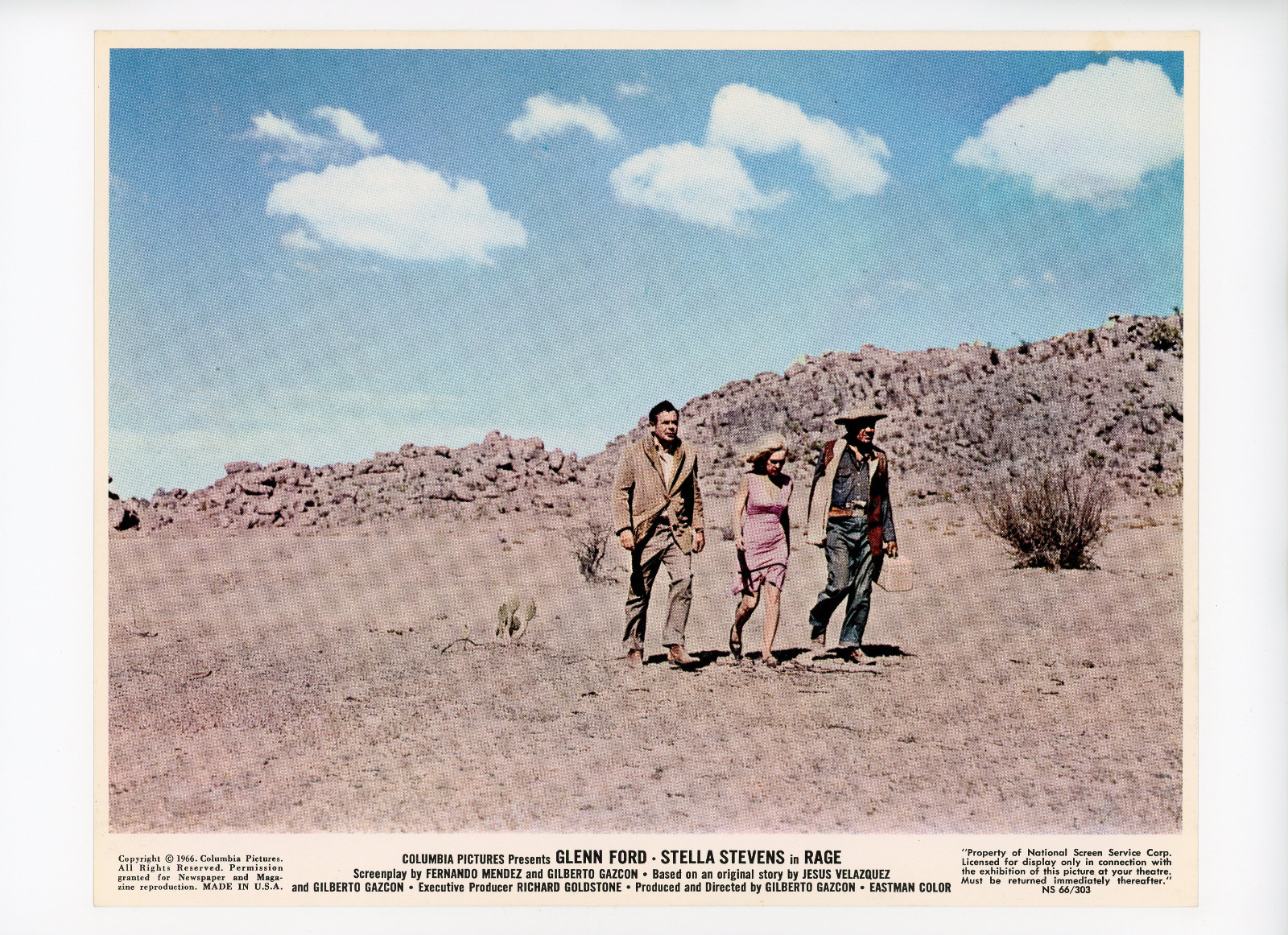 RAGE Original Color Movie Still 8x10 Glenn Ford, Stella Stevens NS 1966 ...