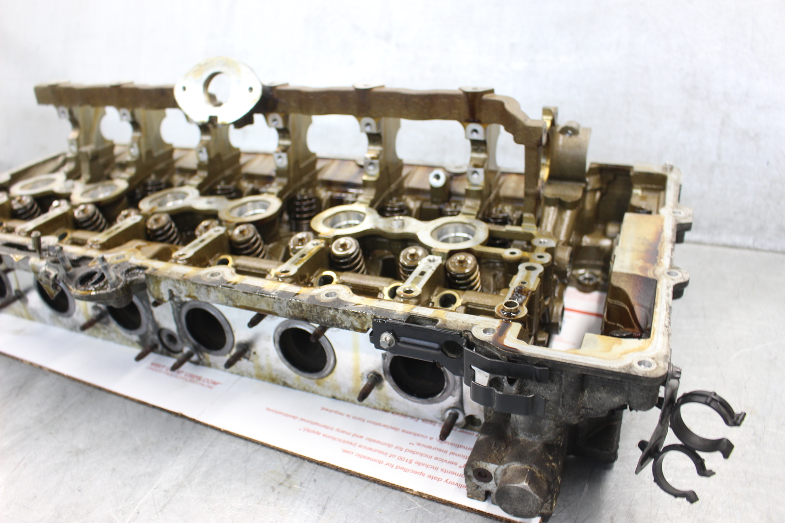 2007-2013 BMW N51 I 3.0L 6-Cylinder SULEV Engine Cylinder Head w Valves ...