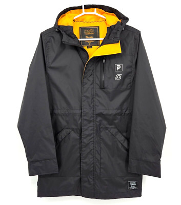 Primitive X Naruto Uzamaki Collab Parka Windbreaker Jacket Black Yellow ...