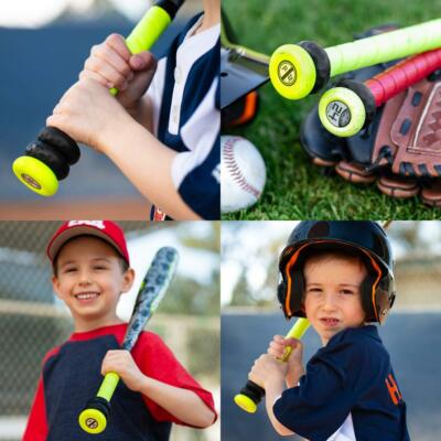 Bat Grip Choke up Rings 2-Pack for Youth Baseball, Softball and Tee ...