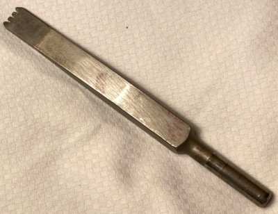 Trow & Holden T&H Pneumatic Chisel Carbide Tip Steel 4 Tooth Tool Stone ...