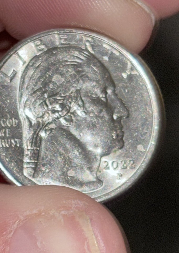 2022 D "Maya Angelou" Washington Quarter- MULTIPLE ERROR -"Drooling ...