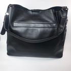Co-Lab COLAB Christopher Kon Tote Bag Leather Handbag Purse Black ...